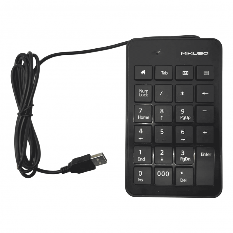 TECLADO NUMERICO MIKUSO KB-047U USB - La Tienda Tecno